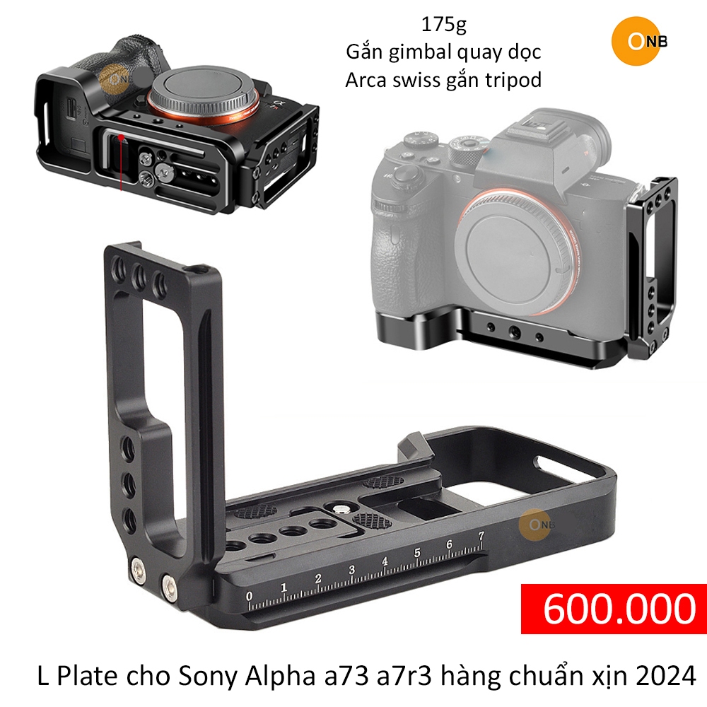 L plate cho Sony Alpha a7iii a73 a7r3 gắn gimbal quay dọc 2025 | Shopee ...