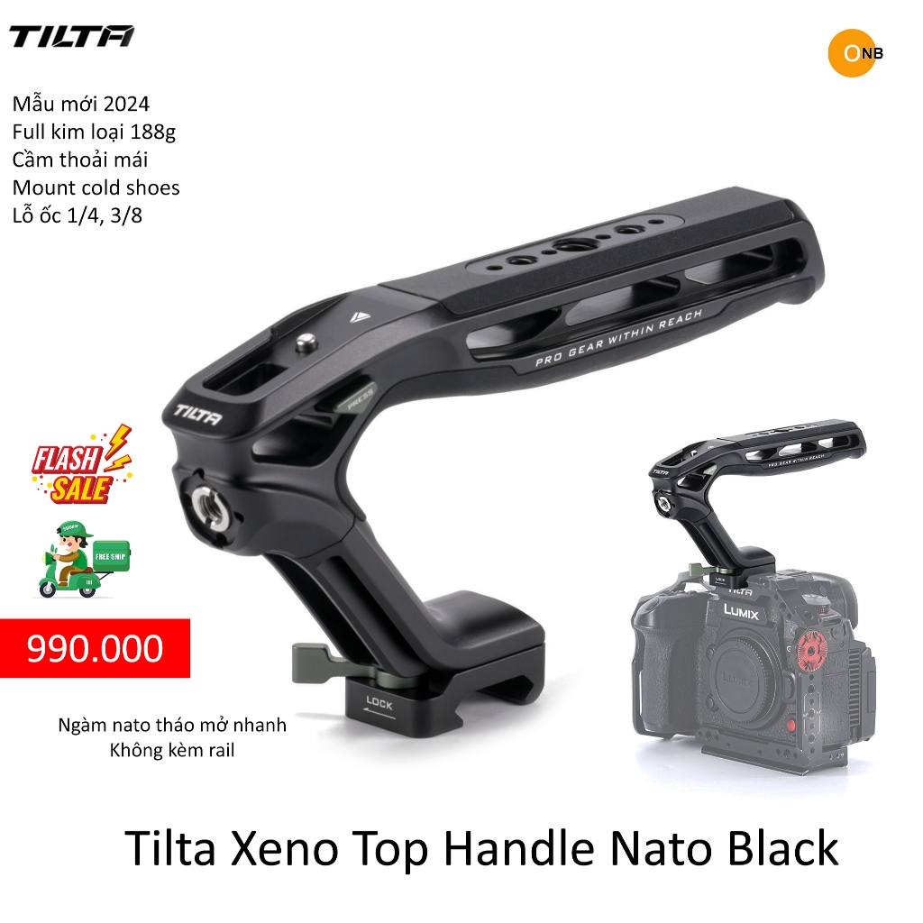 Tilta Xeno Top Handle Nato - Ngàm Nato kẹp không kèm rail 2025 | Shopee ...