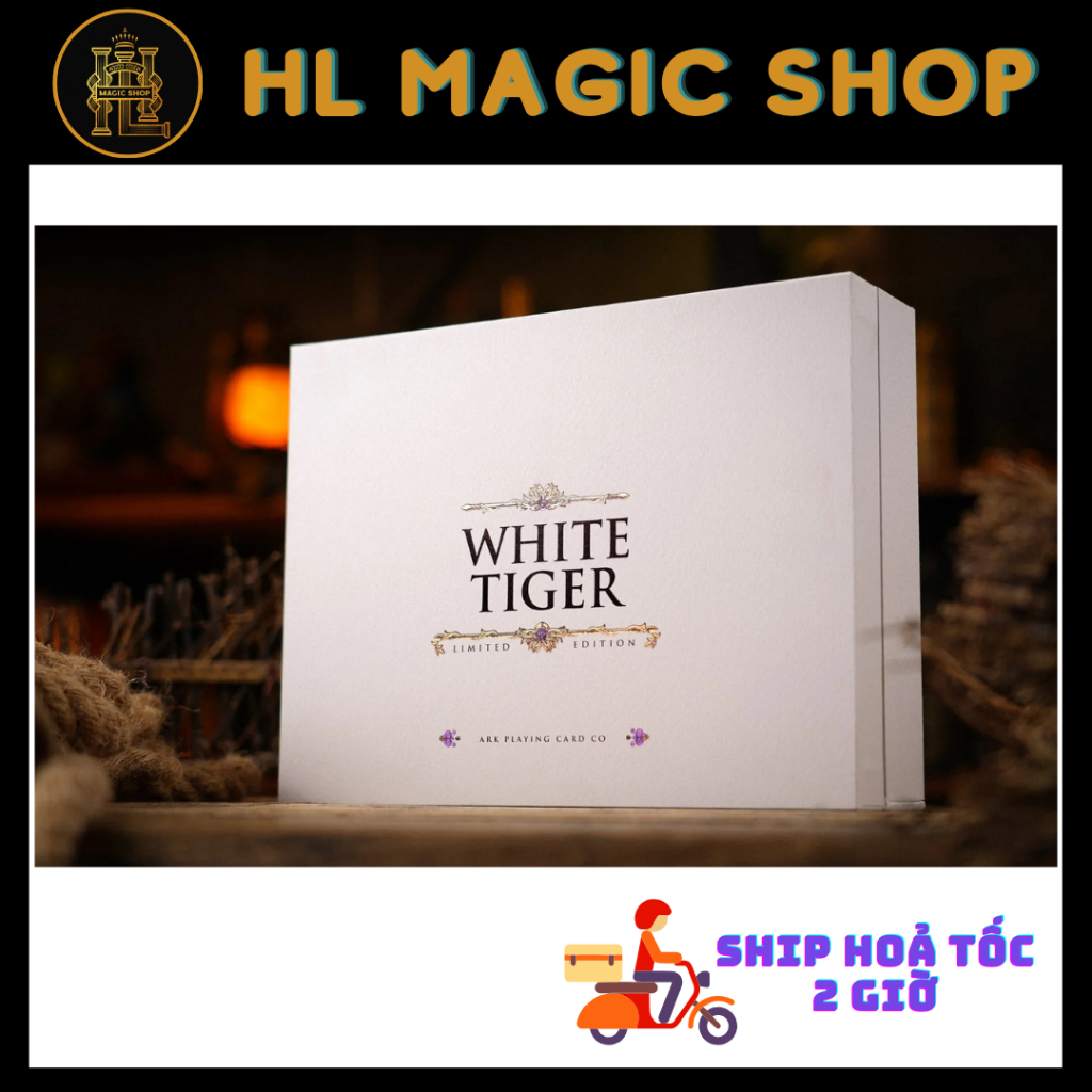 Bộ bài tây, bài ảo thuật White Tiger Classic Box Set by Ark Playing ...