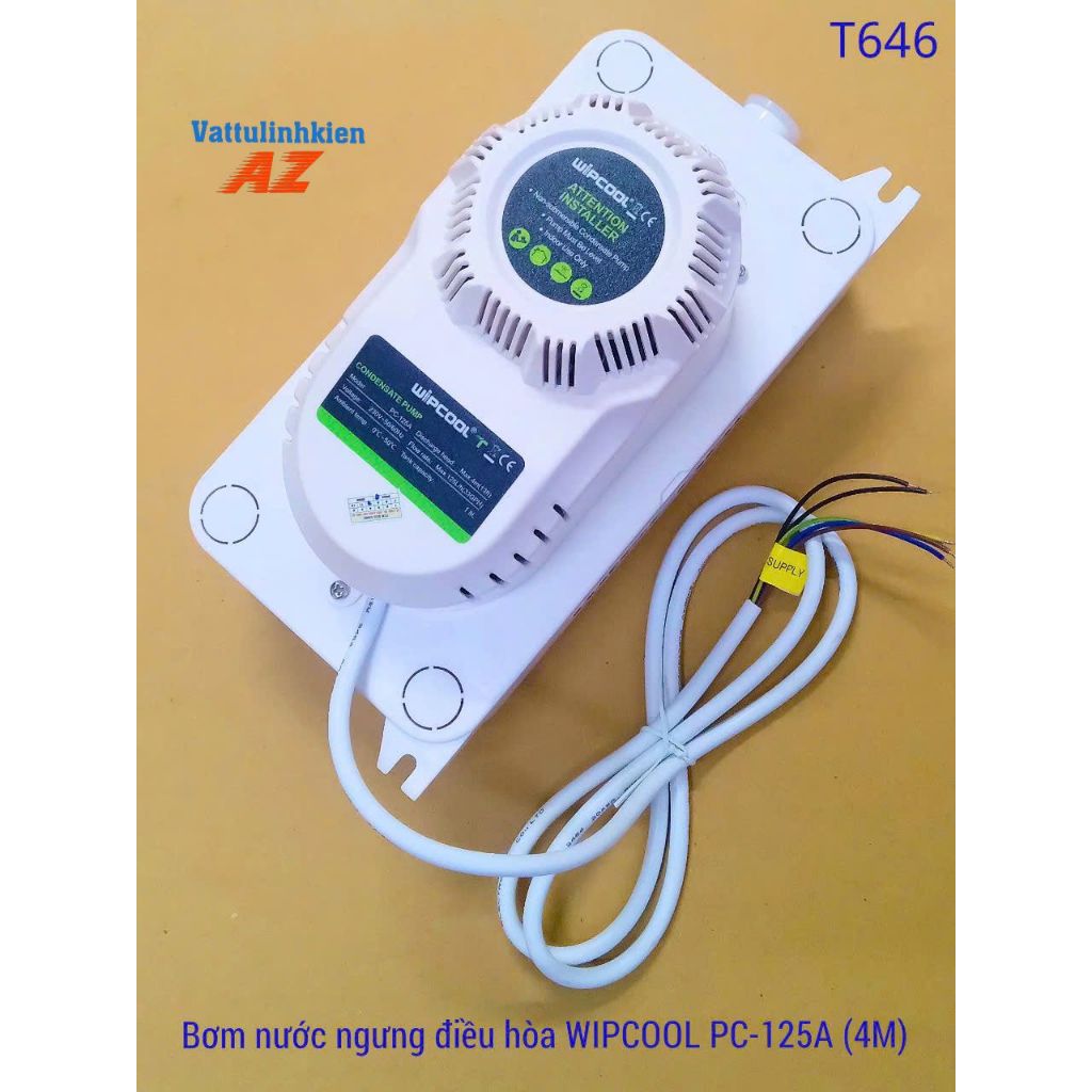 Bơm xử lý nước thải điều hòa dung tích lớn WIPCOOL Model PC-125A (4Mét) | Shopee Việt Nam