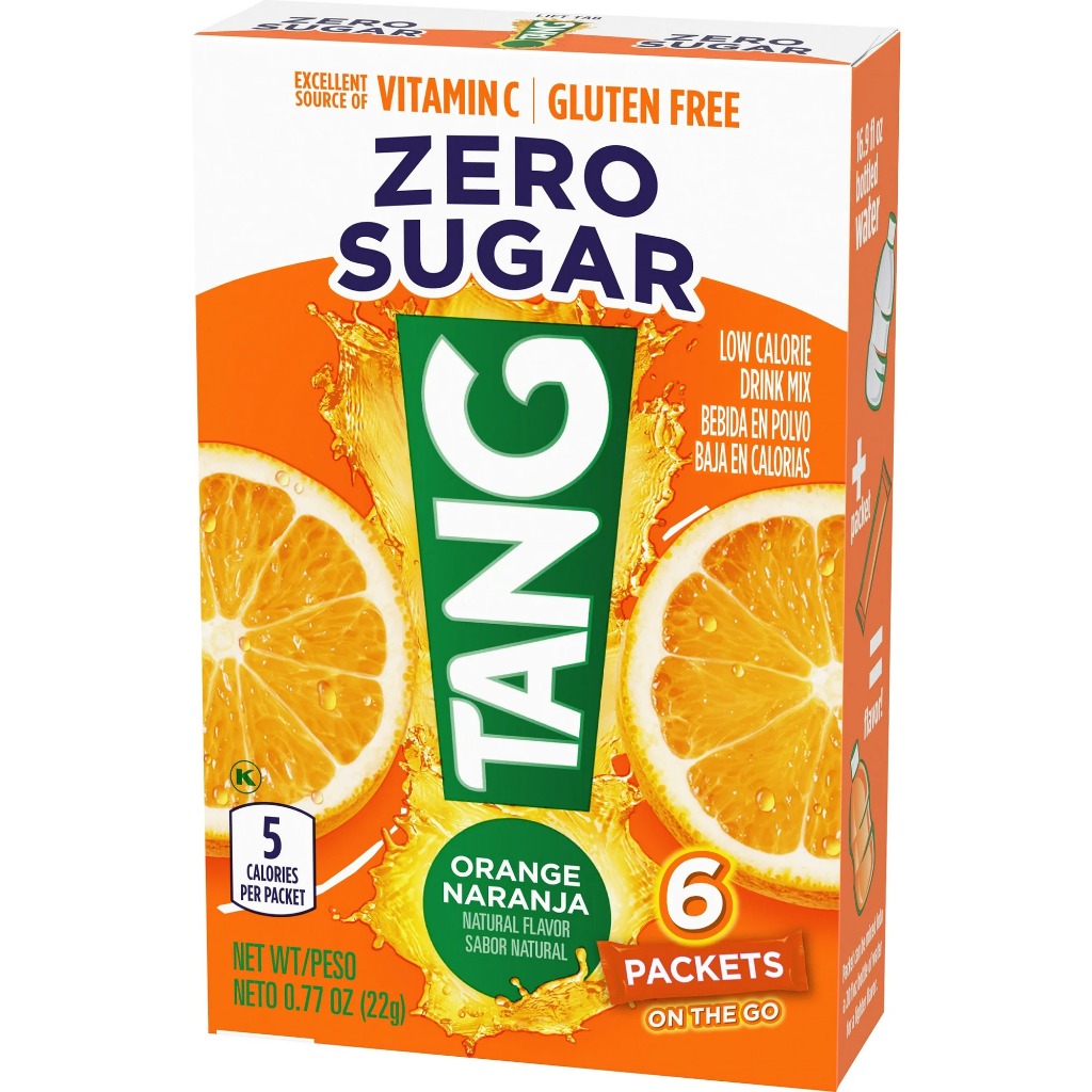 [HÀNG MỸ] BỘT PHA NƯỚC CAM TANG ZERO SUGAR HỘP 6 GÓI NHỎ CỦA MỸ ...