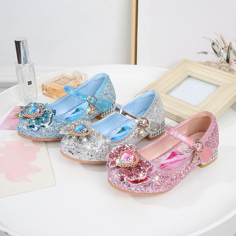Giày công chúa ELSA Bling Đế Cao lấp lánh cho bé gái size [23-38 ...