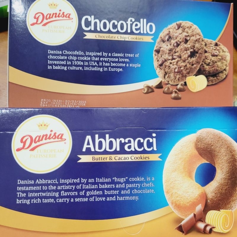 Bánh quy Danisa Abbracci 168g (12 gói *14g) | Shopee Việt Nam