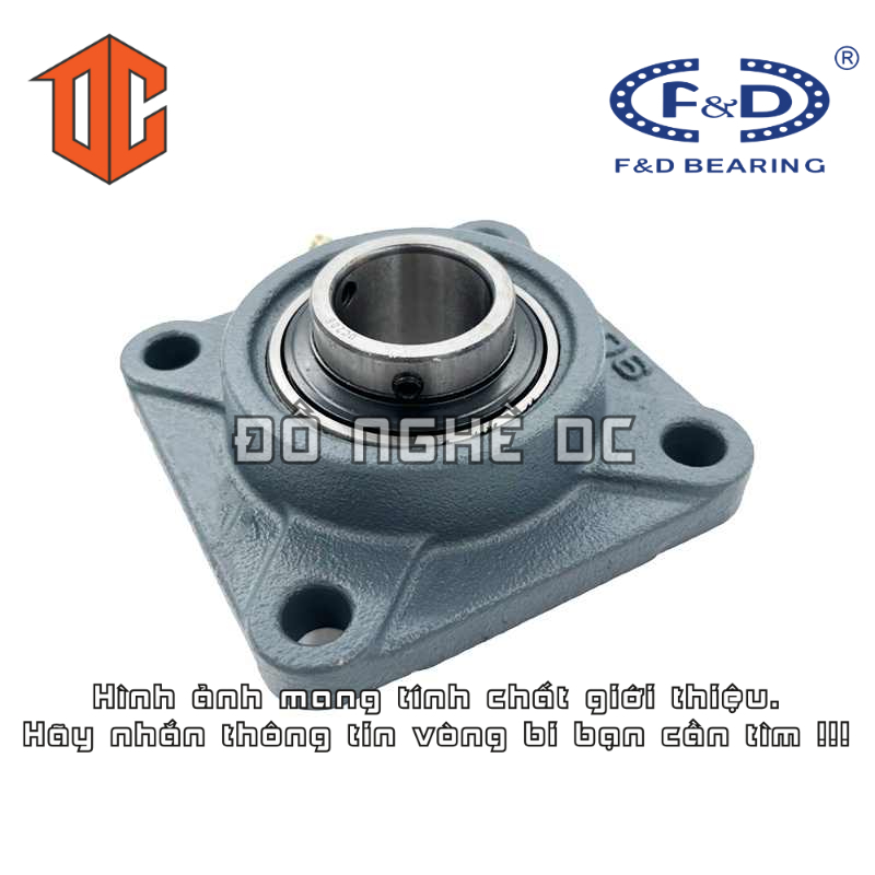 Vòng bi F&D UCFL204 UCFC206 UCFL210 UCFC204 UC210 UC209 UCFC208 UCF209 UCF306 UCFL208 UCP209 ...