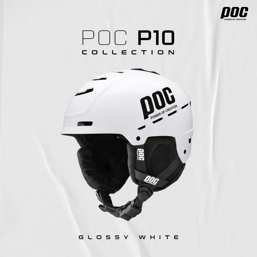 [ Hỏa Tốc 2H ] POC Nón Bảo Hiểm POC P10 Trắng Bóng Đạt chuẩn xe máy ...