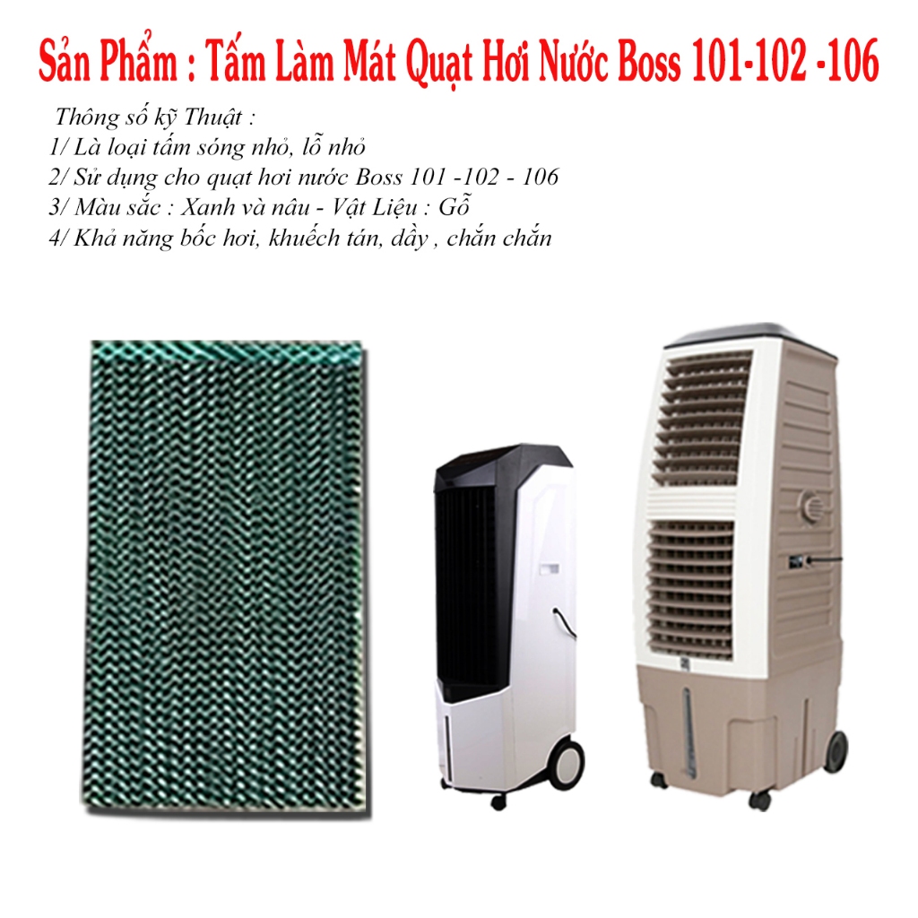 Tấm làm mát cooling pad cho Quạt Hơi Nước boss s101 s102 s106 sóng nhỏ lỗ nhỏ | Shopee Việt Nam