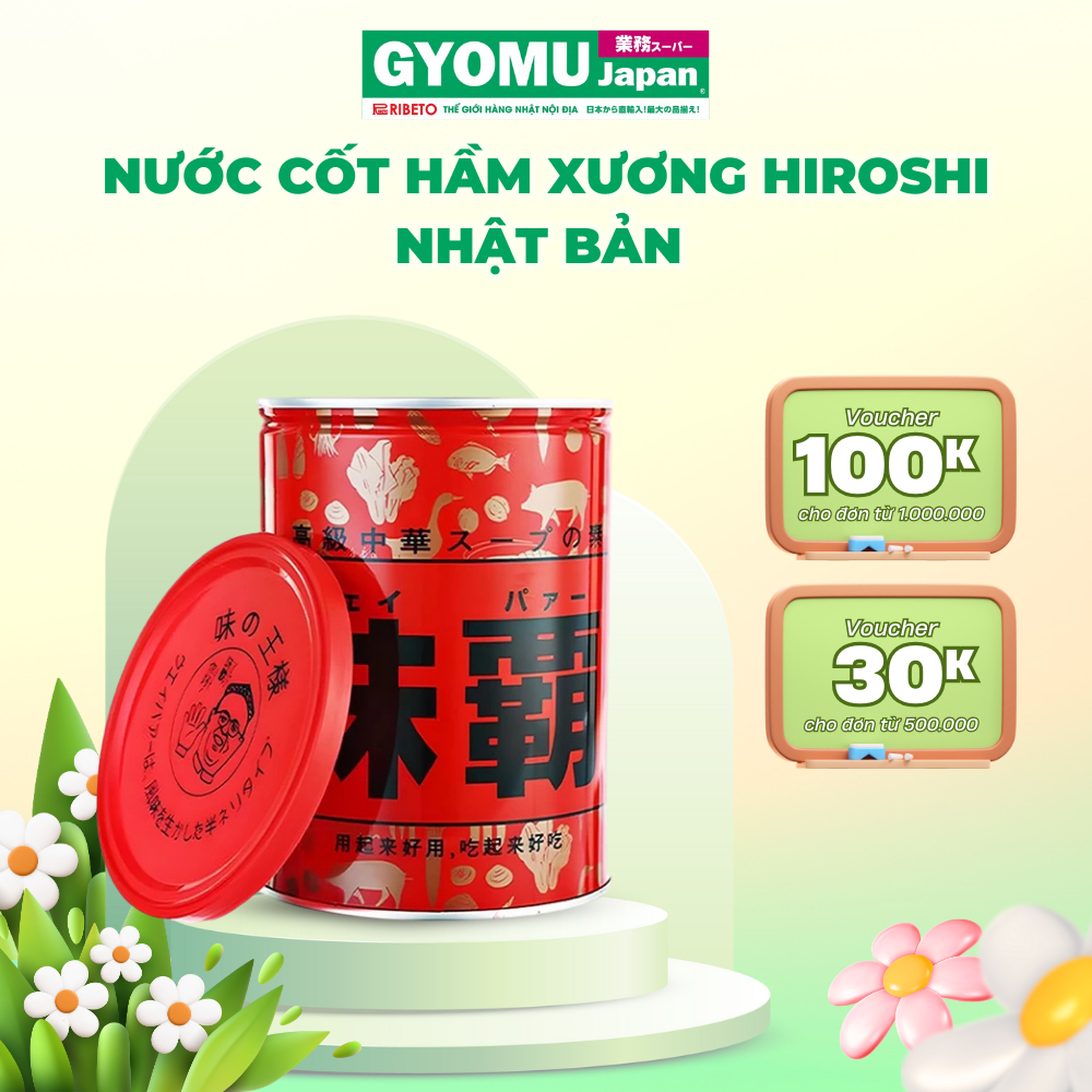 Nước Cốt hầm xương Hiroshi hộp 1000g - 500g - Nhật Bản- Date 30.06.2026 ...