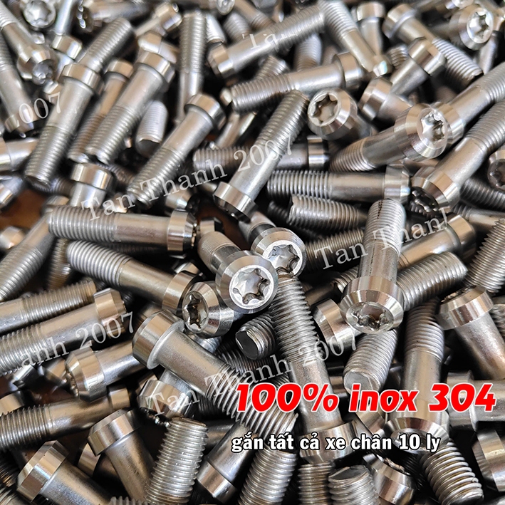 Ốc inox 304 gắn chân kiếng xoay 360 | Shopee Việt Nam