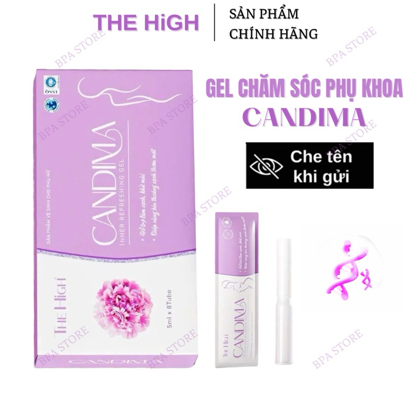 Dung Dịch Vệ Sinh Phụ Nữ CANDIMA THE HiGH 8GÓI x 5ml CHÍNH HÃNG - Gel ...