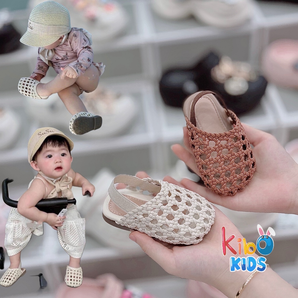 Giày Bé Gái - Giày Sandal da mềm phong cách Vintage Hàn Quốc SA2561 ...