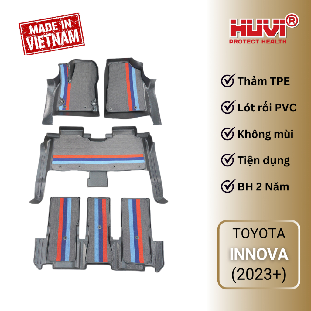 Thảm rối lót sàn ô tô cho xe Toyota Vios / Raize / Innova Cross / Veloz ...