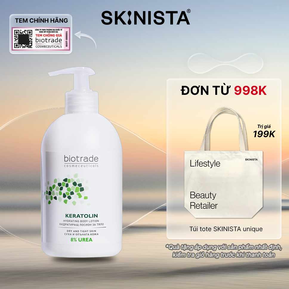 Dưỡng Thể Biotrade Keratolin Body Lotion 8% UREA Hydrating Body Lotion ...