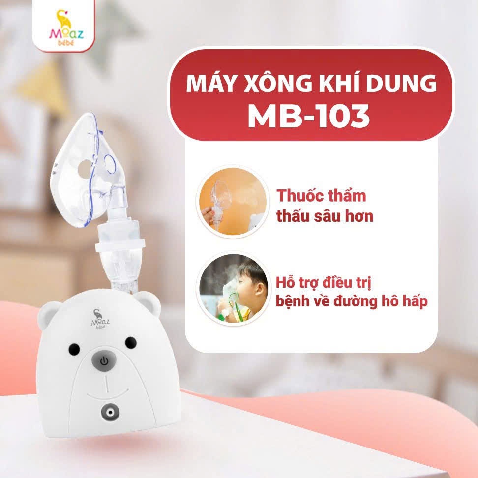 Máy xông khí dung Moaz BéBé MB 103 - Công suất: 35W - Dung lượng pin ...