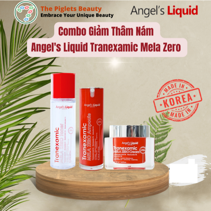 Bộ Sản Phẩm Toner - Serum - Kem Dưỡng Giảm Thâm Nám Chuyên Biệt Angel's ...