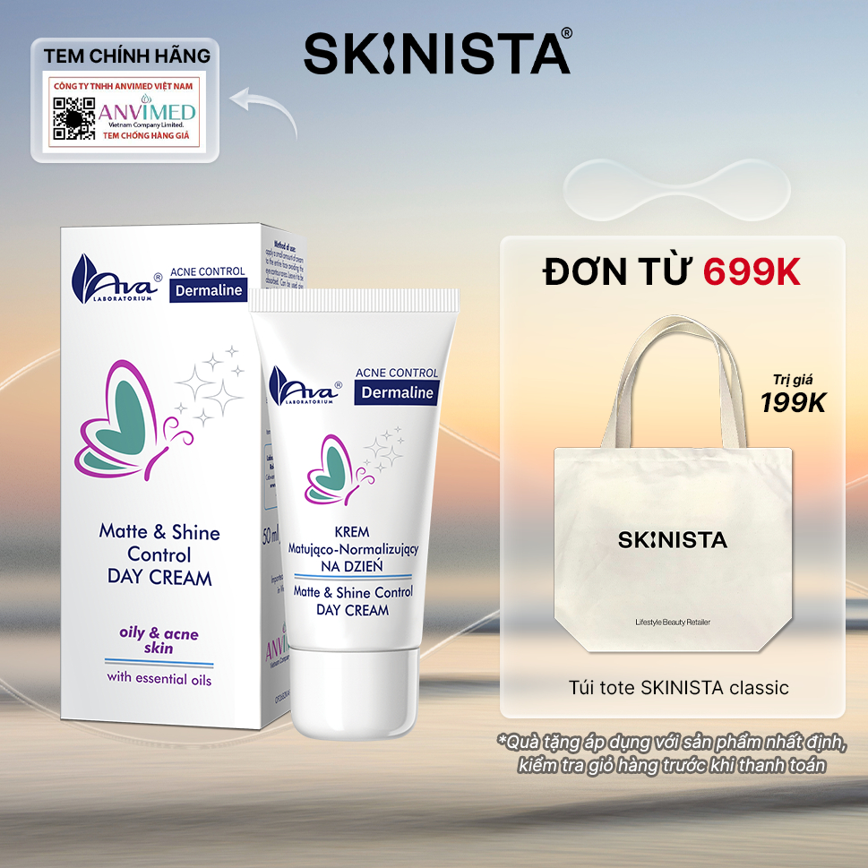 Kem Dưỡng Acne Control Ava - Matte & Shine Control Day Cream Giảm Dầu ...