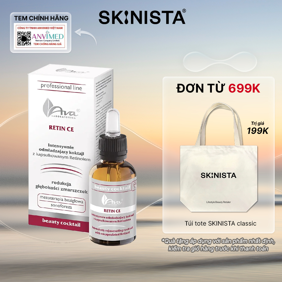 Tinh Chất Serum Ava Retin CE - Retinol bọc 1% và 10% vitamin C và E,F 30ml | Shopee Việt Nam