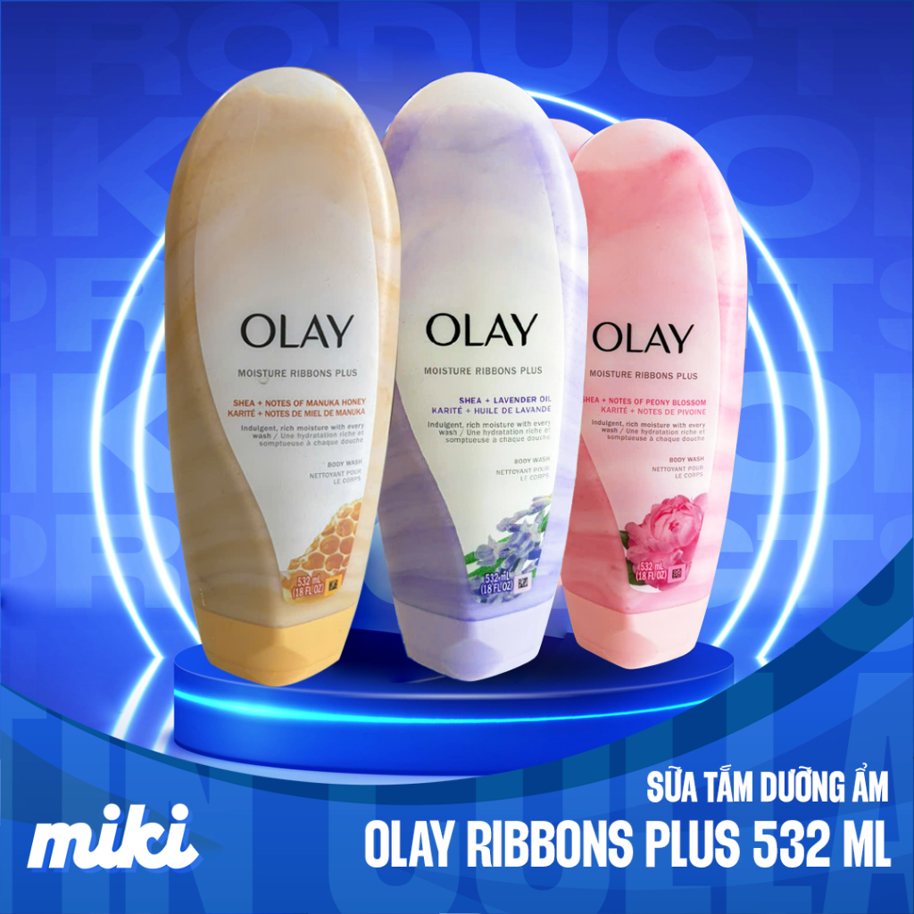 Sữa Tắm Dưỡng Ẩm Olay Ribbons Plus 532ml Mỹ - Bách Hoá Miki | Shopee ...