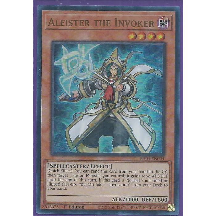 [KW2 Yugioh] [EN-UK] Thẻ bài RA04-EN024 Aleister the Invoker - Alt Art | Shopee Việt Nam