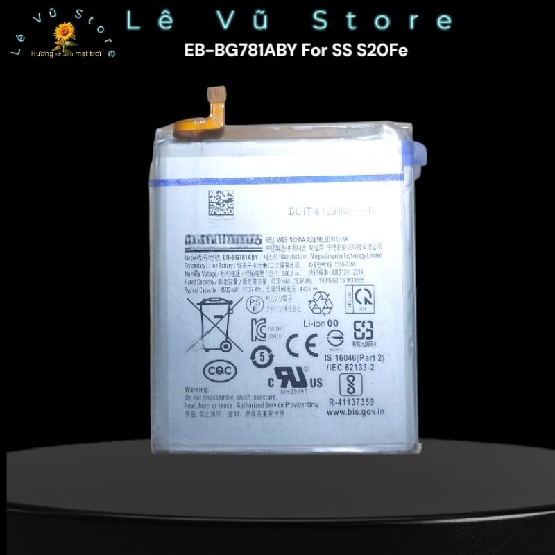 Pin SS S20FE [EB-BG781ABY / 4500mAh] | Shopee Việt Nam