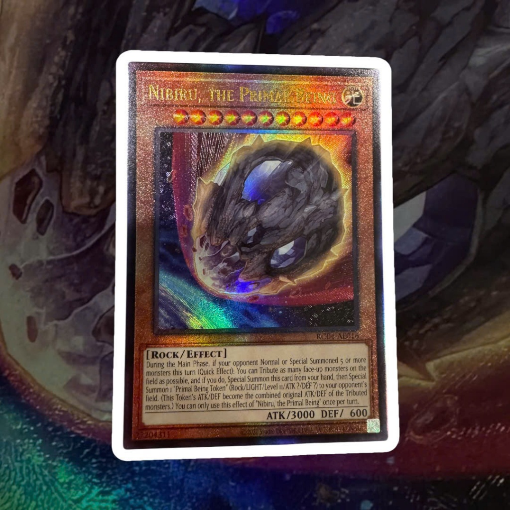 Thẻ Bài Yugioh Tiếng Anh Chính Hãng: Nibiru, the Primal Being RC04-AE016 | Shopee Việt Nam