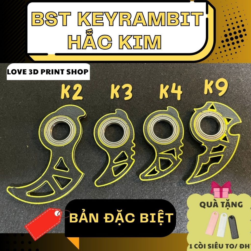 KEYRAMBIT HẮC KIM BẢN ĐẶC BIỆT và Phụ kiện KEYRAMBIT độc đáo, đồ chơi ...