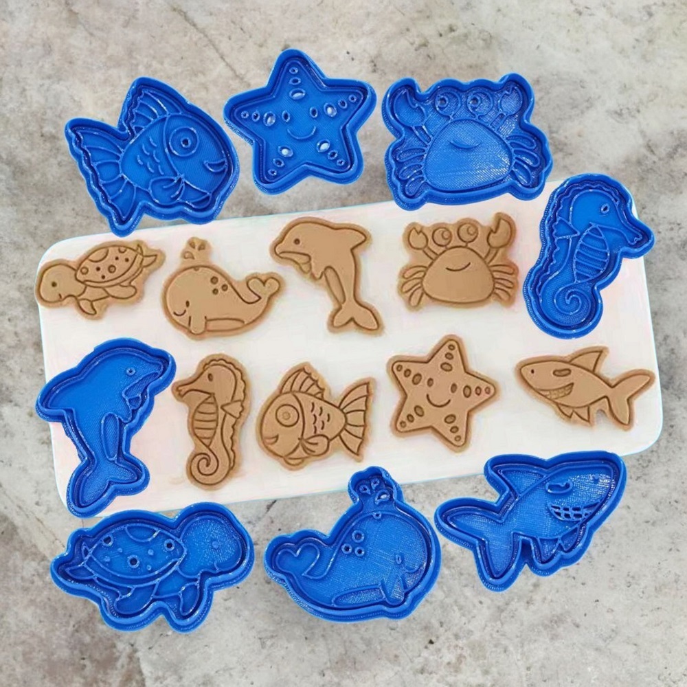 BỘ KHUÔN NHẤN BÁNH QUI CUTTER CHỦ ĐỀ ĐẠI DƯƠNG | Shopee Việt Nam