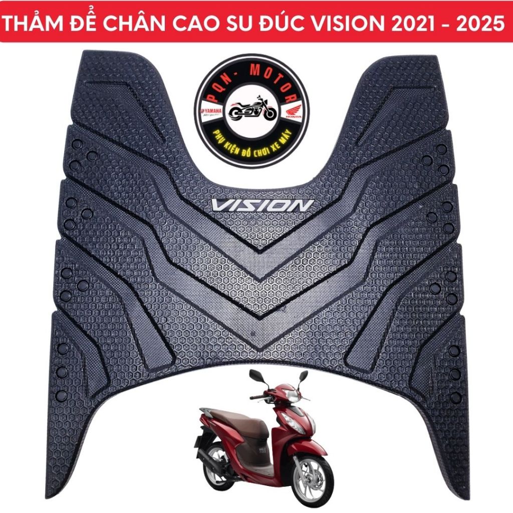 Thảm Vision 2025. Vision 2021 - 2024 Cao Su Đúc Dày Đẹp, Mỏ dè, Bọc ...