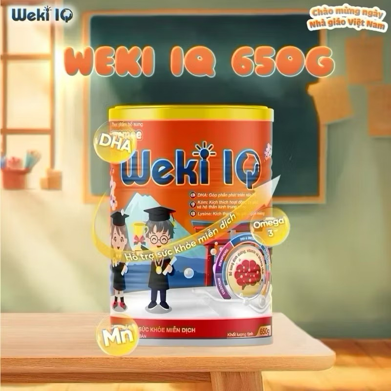 Sữa Weki IQ 650G - Sữa non giúp phát triển trí não, tăng cường trí não ...