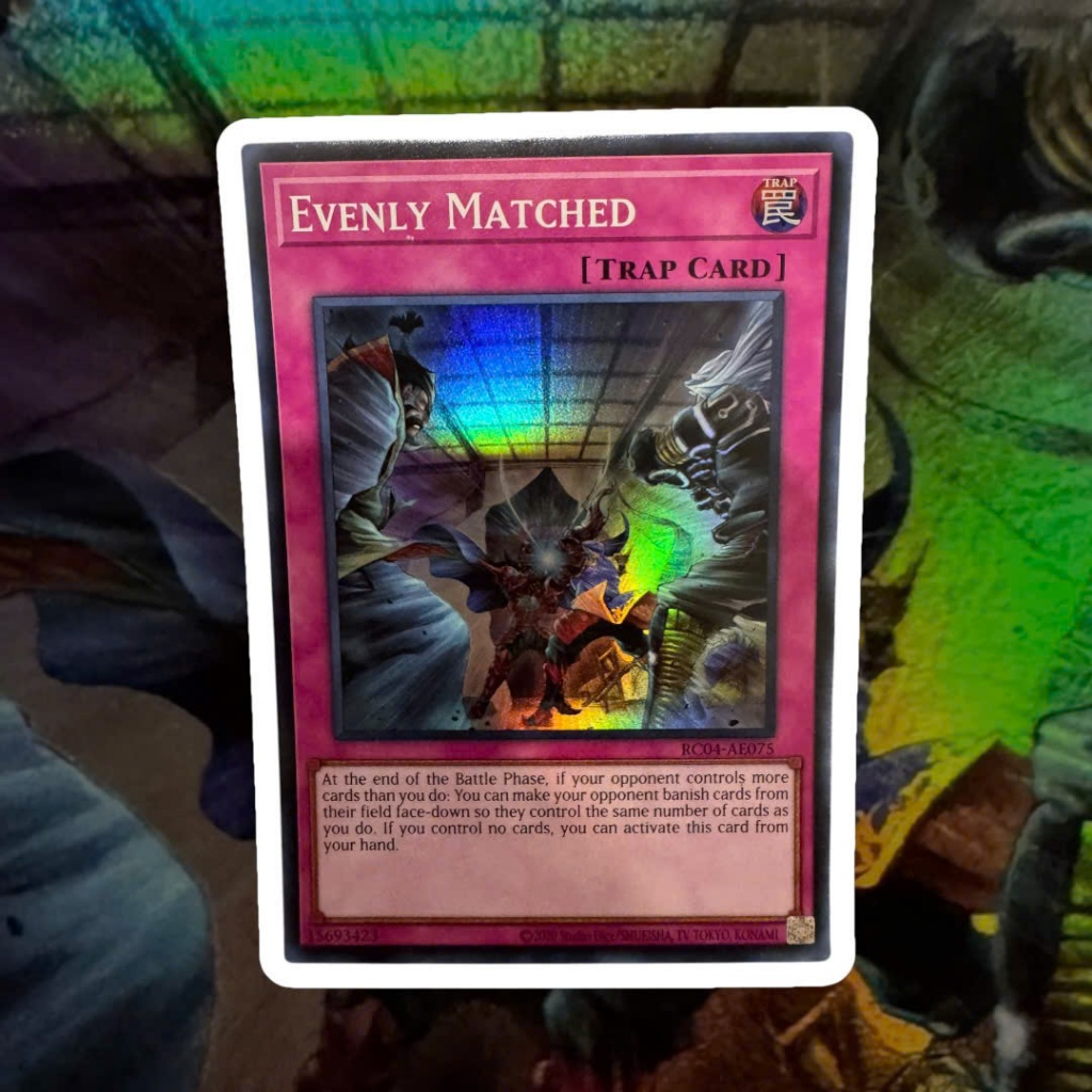 Thẻ Bài Yugioh Tiếng Anh Chính Hãng: Evenly Matched RC04-AE075 | Shopee Việt Nam