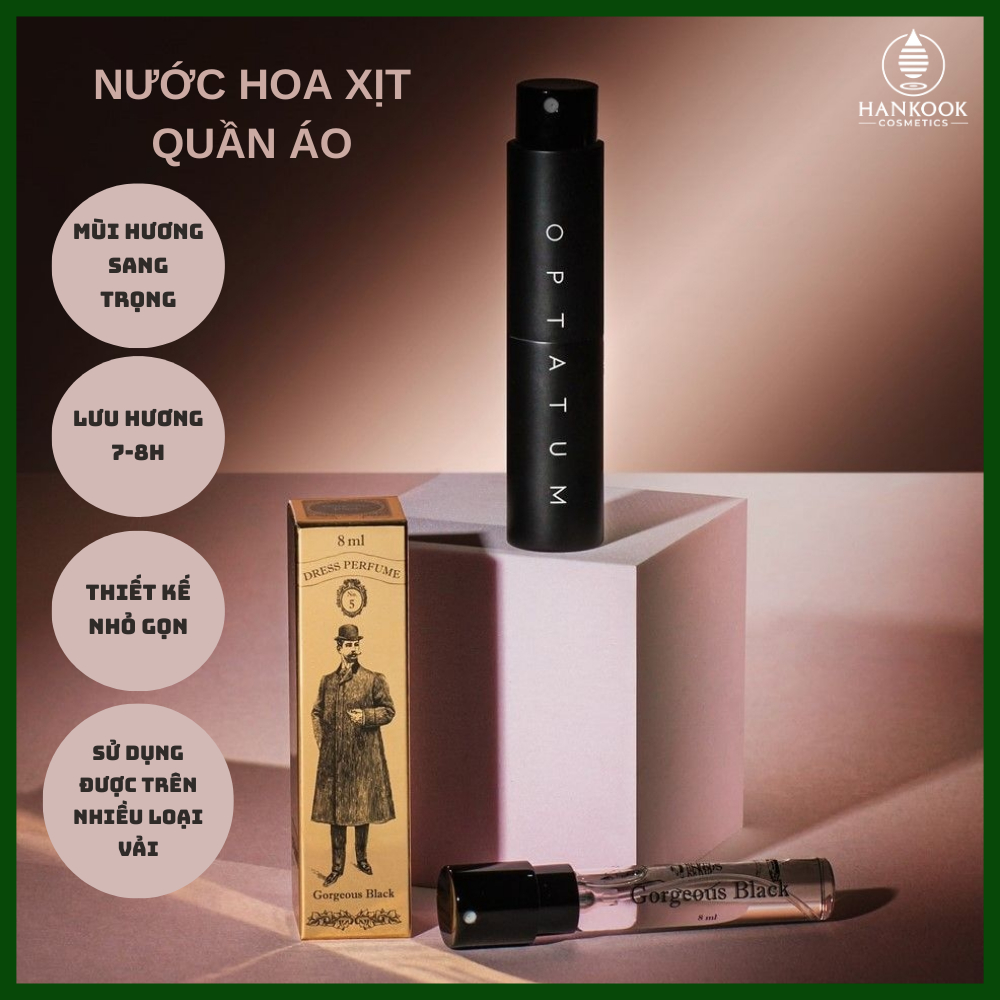 Nước Hoa Nam Nữ Xịt Thơm OPTATUM Dress Perfume 8ml Hương Thơm Lâu Lâu, Tạo Nên Sự Cuốn Hút ...