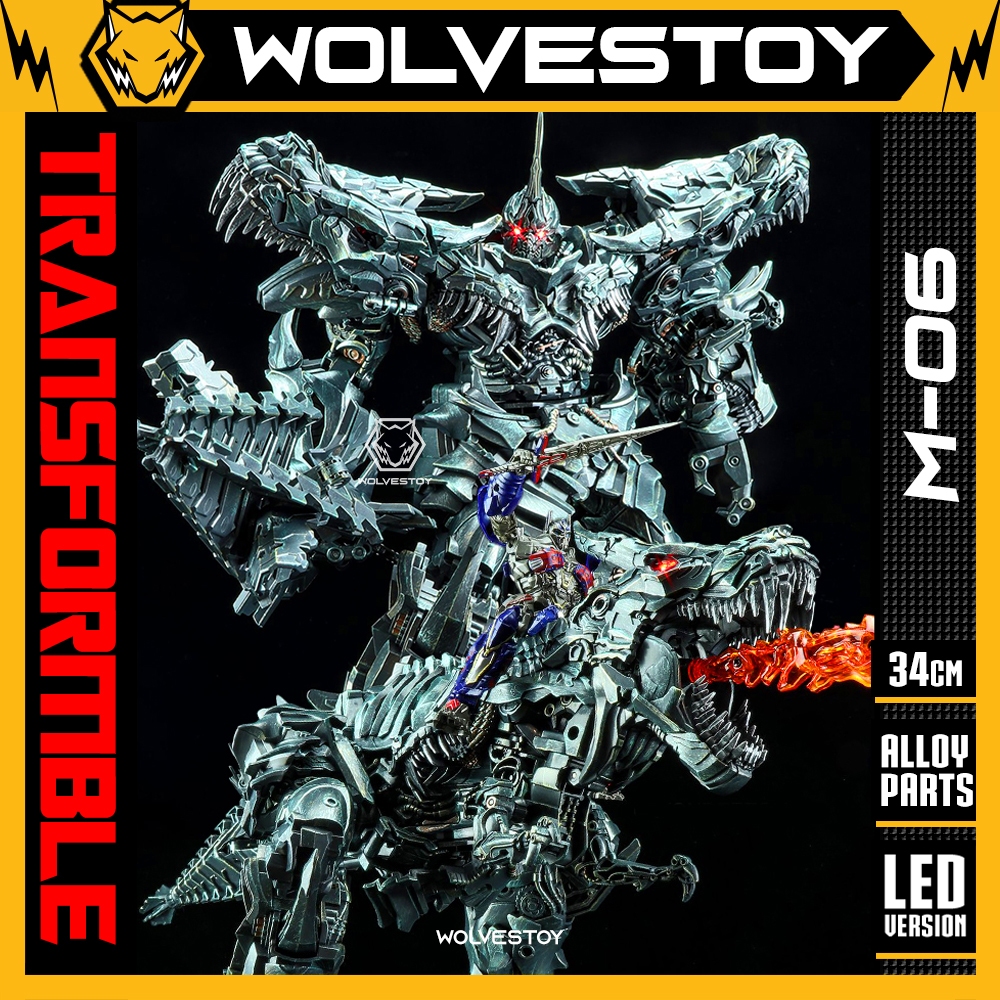 Mô Hình Weijiang Grimlock M06 Age of Extinction Robot Khủng Long T-REX ...