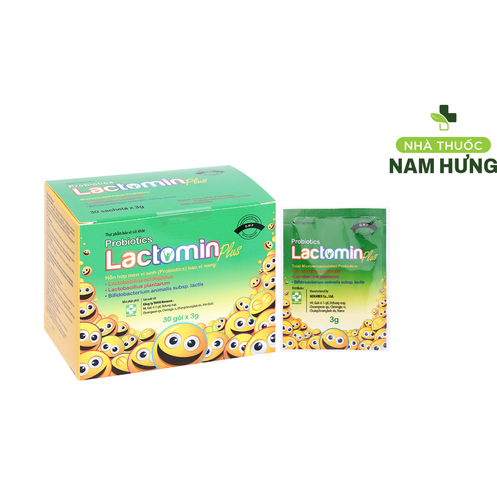 Cốm vi sinh Probiotics Lactomin Plus bổ sung lợi khuẩn (Hộp 30 gói x 3g ...