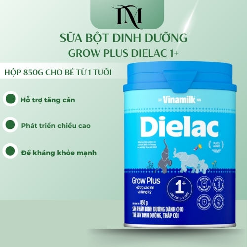 [CHÍNH HÃNG] Sữa Bột Dielac Grow Plus Vinamilk - cho trẻ suy dinh dưỡng, thấp còi Giao bao bì ...