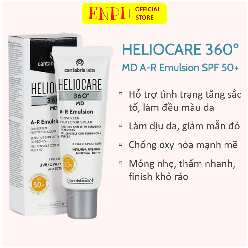 Kem chống nắng Heliocare 360 MD A-R Emulsion SPF50+ 50ml | Shopee Việt Nam