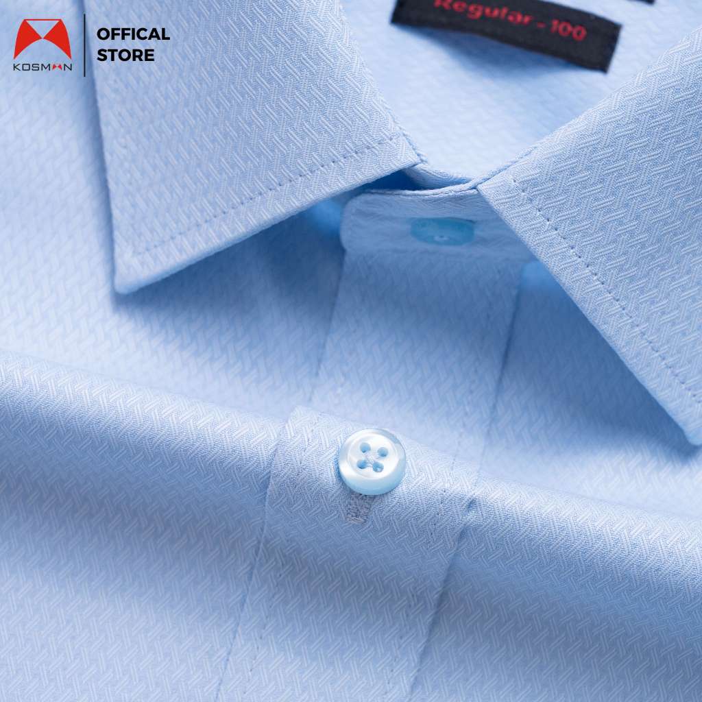 Áo Sơ Mi Nam Trung Niên Tay Ngắn Cao Cấp, Áo Sơ Mi Công Sở KOSMAN Vải ...