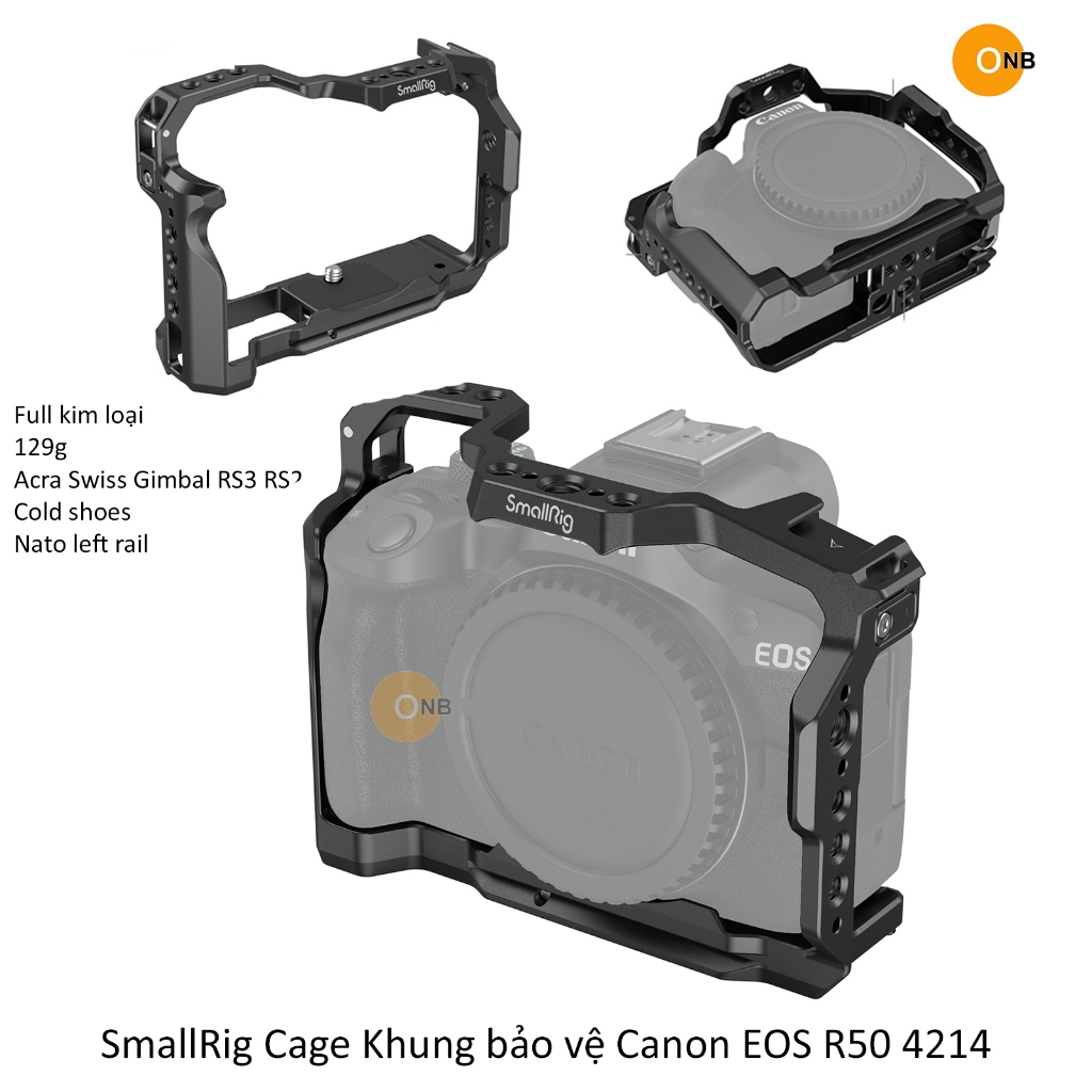 Small-Rig Cage Khung Bảo Vệ Canon EOS R50 4214 | Shopee Việt Nam