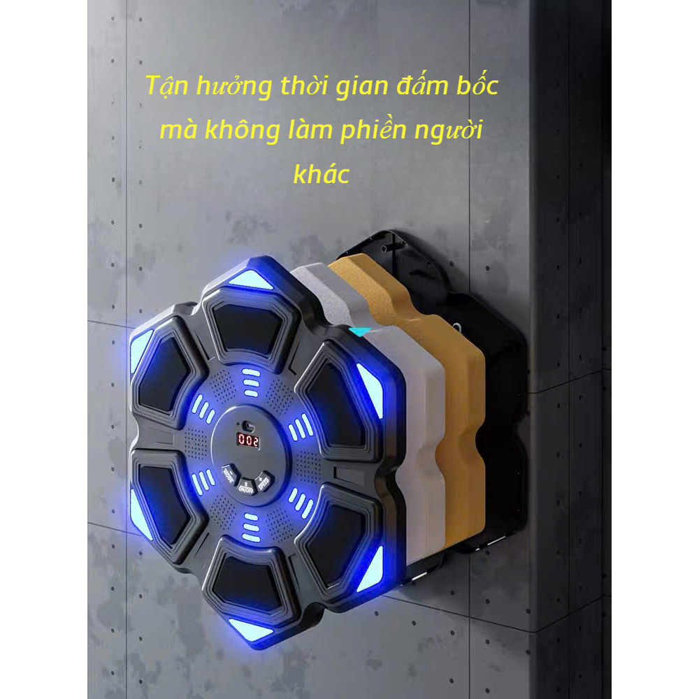 Máy Tập Boxing Theo Nhạc Treo Tường - Đèn Định Vị Theo Beat, Kết Nối ...