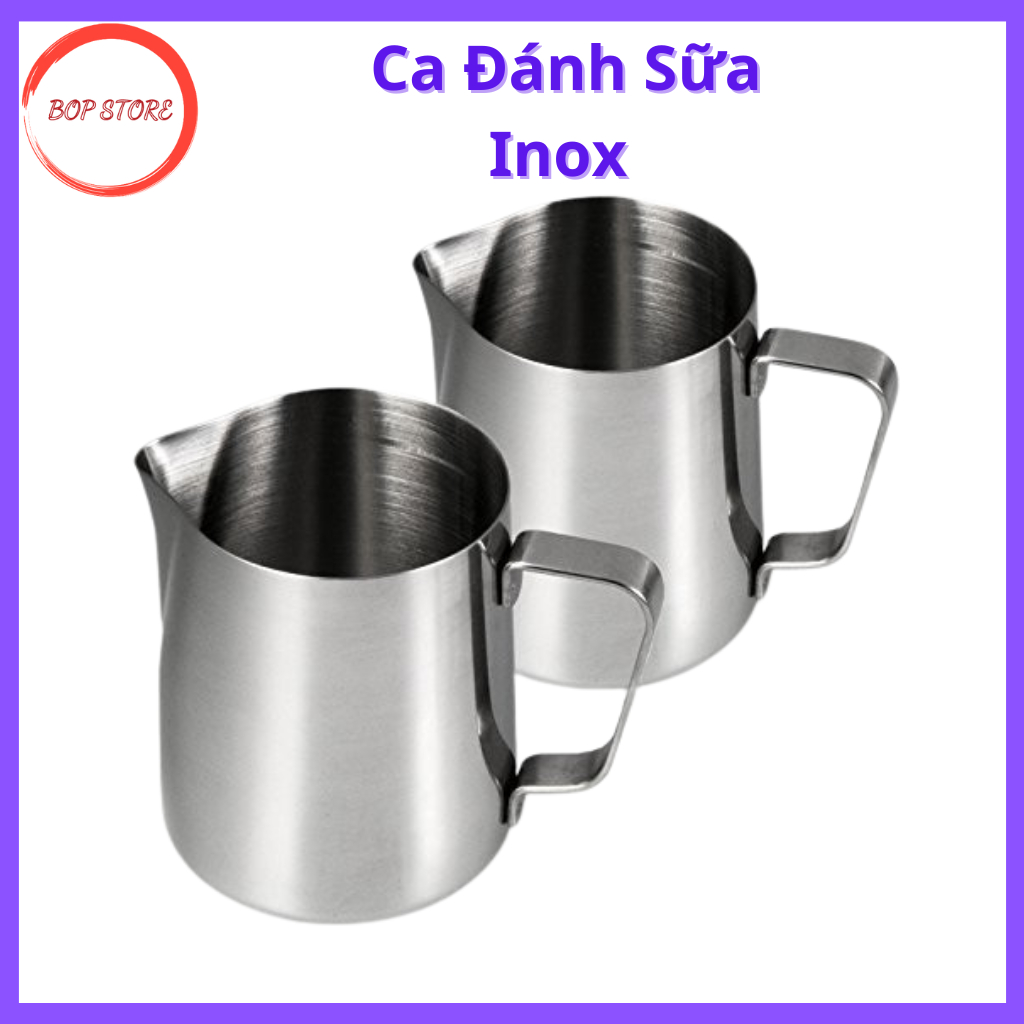 Ca Đánh Sữa Inox, Ca Rót Capuchino, Ca Sữa Có Vạch Chia | Shopee Việt Nam