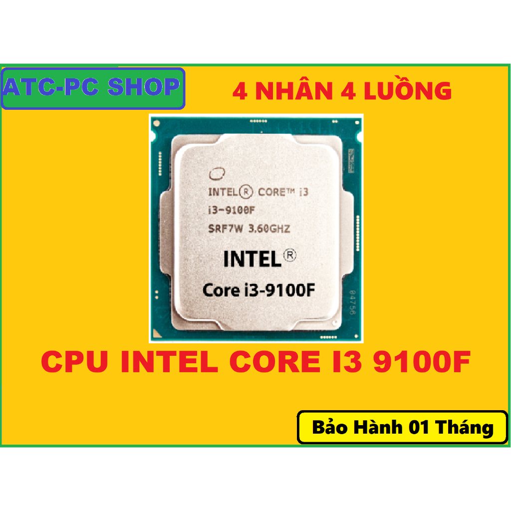 CHIP CPU INTEL CORE I3 6100, 7100, 8100, 9100F CŨ GIÁ RẺ NHẤT SHOPEE | Shopee Việt Nam