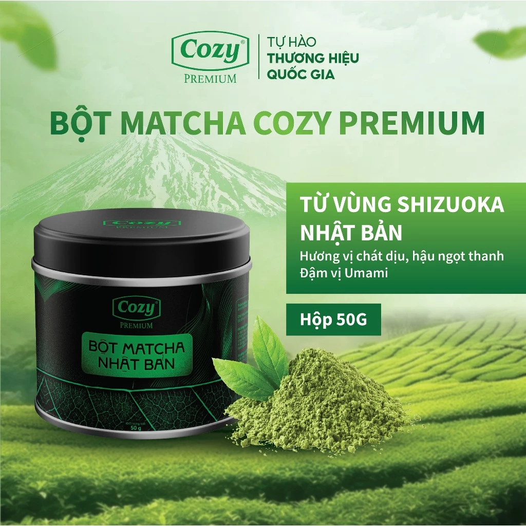 Bột Matcha Cozy Premium, Matcha Cao Cấp Nhật Bản 50gr | Shopee Việt Nam