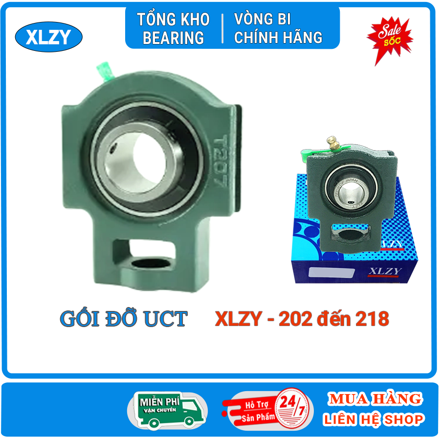 GỐI ĐỠ VÒNG BI UCT208 UCT209 UCT210 GỐI ĐỠ BẠC ĐẠN XLZY - vongbihanoi | Shopee Việt Nam