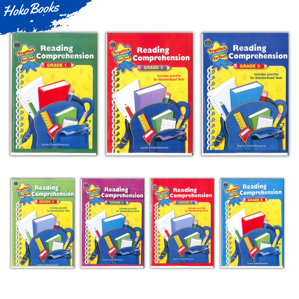 Sách Reading Comprehension - Grade K,1,2,3,4,5,6 - bản đẹp khổ A4 ...