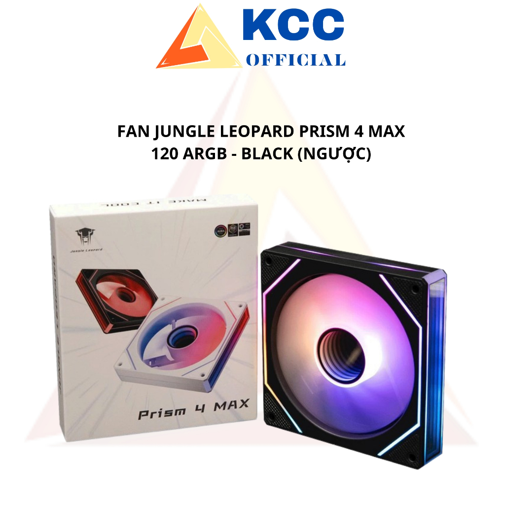 Fan Jungle Leopard PRISM 4 Max 120 ARGB - Black (Ngược) | Shopee Việt Nam
