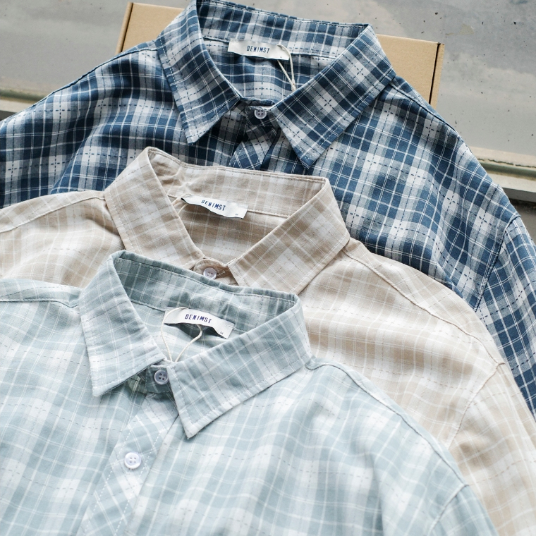 [Mở Bán] Áo Sơ Mi Nam Cotton Đũi Dài Tay Kẻ Chần Chỉ DNST 8837, Form ...