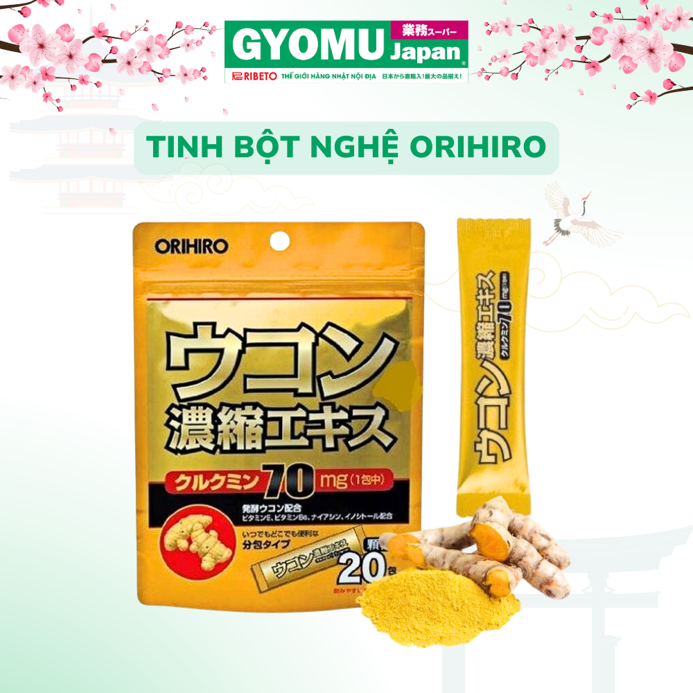 TPBVSK: Tinh bột nghệ Orihiro Turmeric 30g (1.5gx20 gói) | Shopee Việt Nam