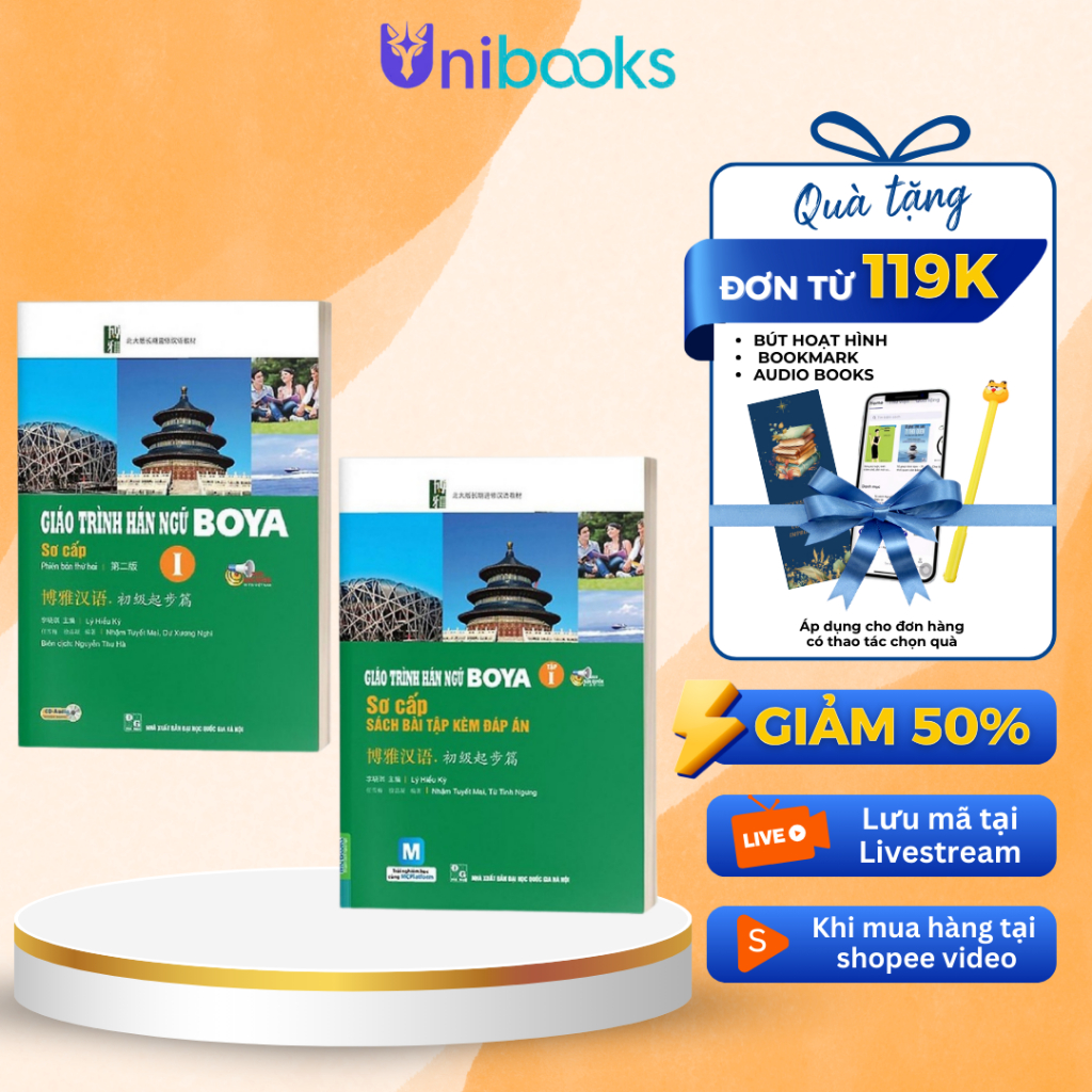 Sách - Giáo Trình Hán Ngữ Boya Sơ Cấp 1 Và Bài Tập Kèm Đáp Án (lẻ/combo ...
