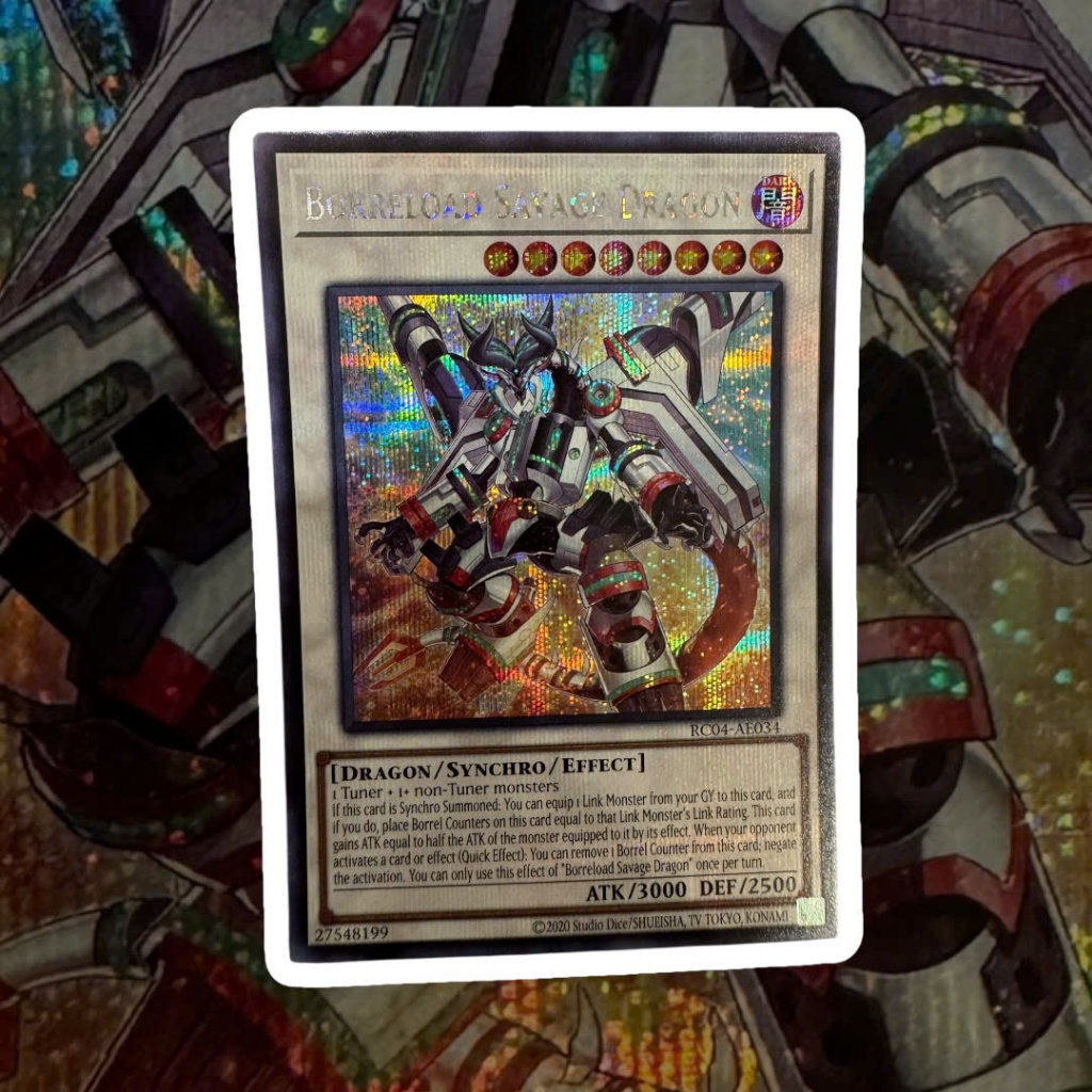Thẻ Bài Yugioh Tiếng Anh Chính Hãng: Borreload Savage Dragon RC04-AE034 | Shopee Việt Nam