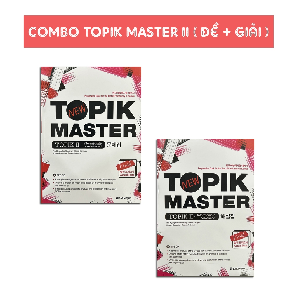 Sách - Topik 2 - Topik Master ( Luyện Đề và Giải Đề ) | Shopee Việt Nam