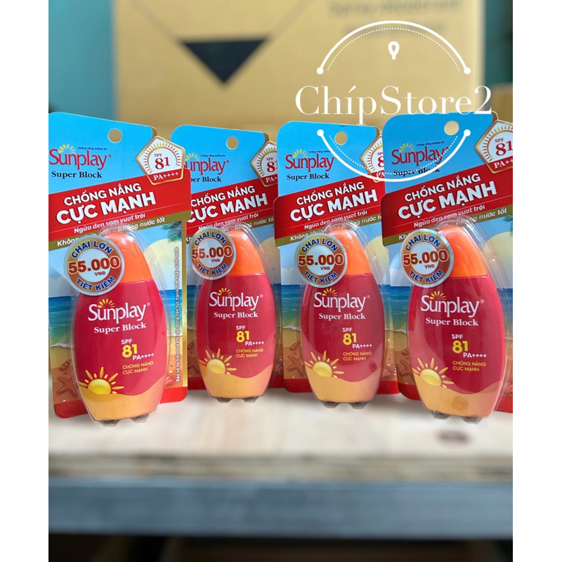 Sữa Chống Nắng Sunplay Super Block SPF 81 Độ PA++++ 70g | Shopee Việt Nam