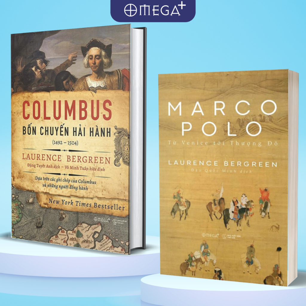 Bộ Sách Marco Polo: Từ Venice Tới Thượng Đô + Columbus: Bốn Chuyến Hải Hành (Omega Plus ...